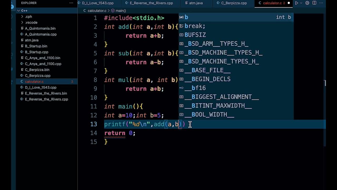 Simple calculator .With user defined function - YouTube