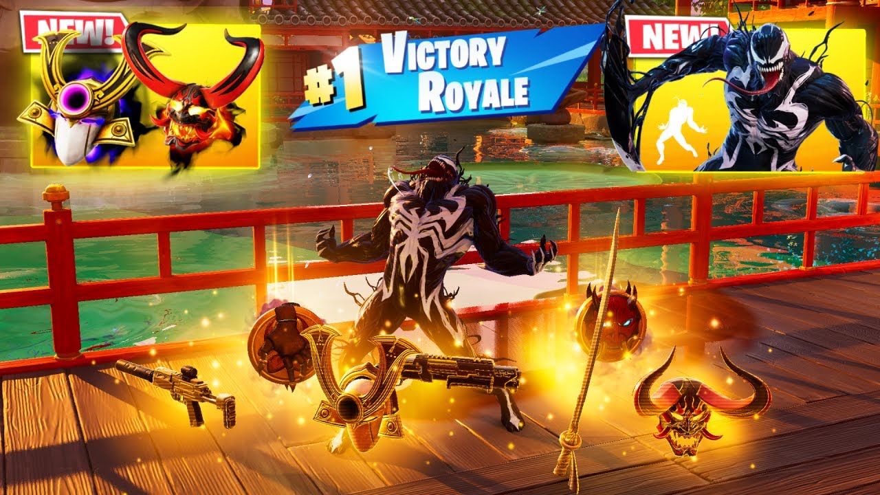 VENOM vs NEW 3 MEDALLIONS & MYTHIC’S CHALLENGE ( NEW! FORTNITE CHAPTER ...