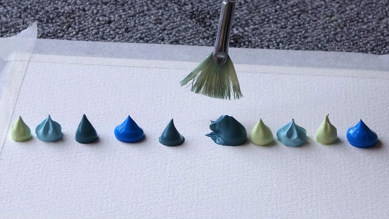 How to use these 10 lumps of paint/paint a crescent moon in the sky ...