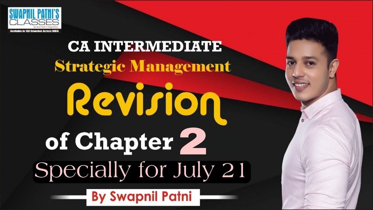 Chapter 2 || CA INTER SM || REVISION || Charts || SM Rocks | Strategic ...