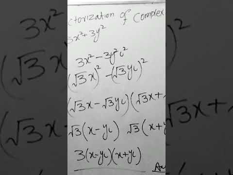 Factorization of complex numbers || complex numbers - YouTube