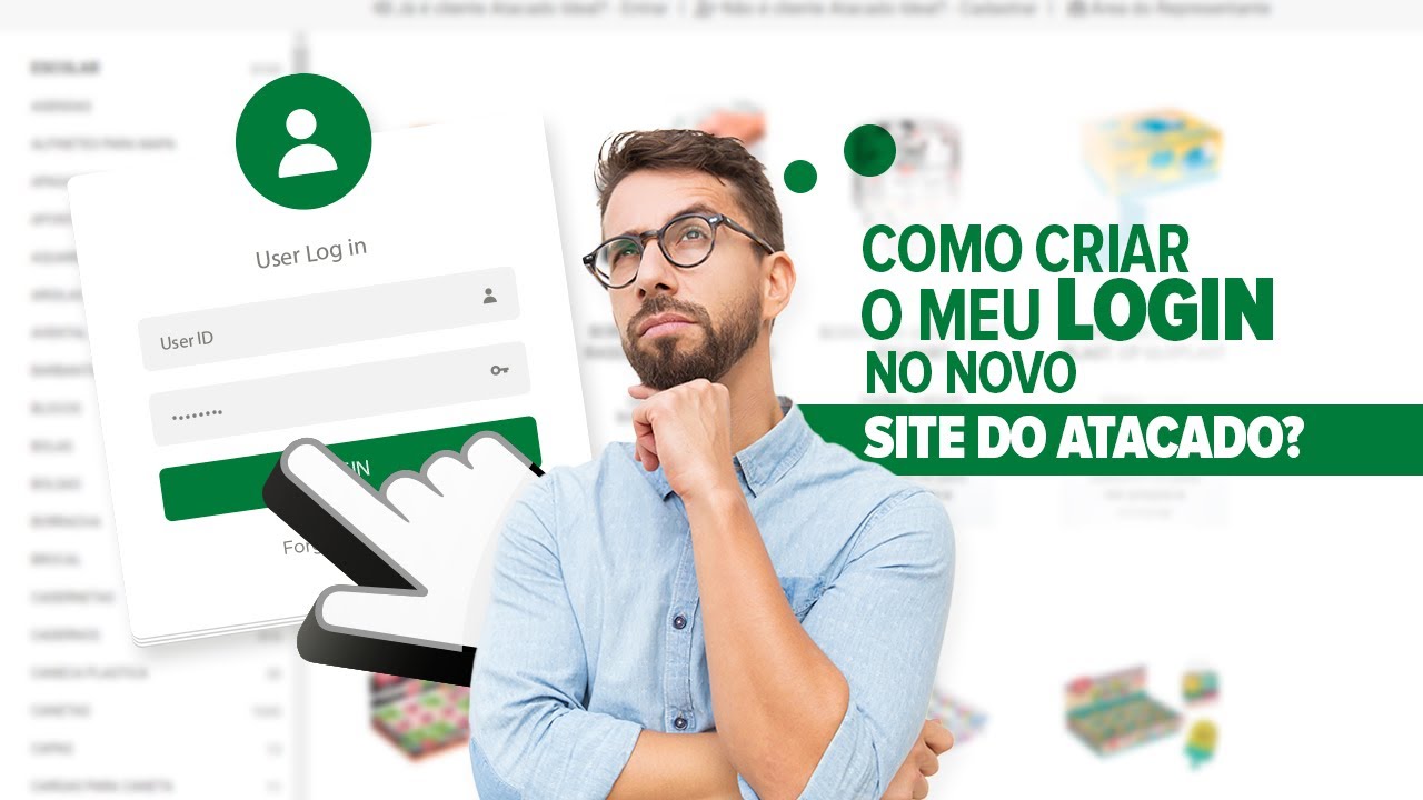 Criando Login de acesso - Novo site - YouTube