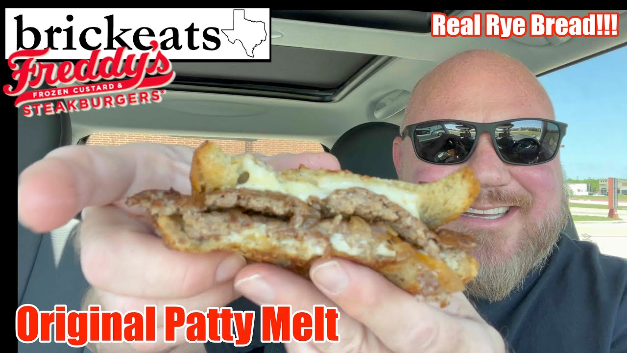 Freddy's Steakburgers -Original Patty Melt Review- brickeats - YouTube