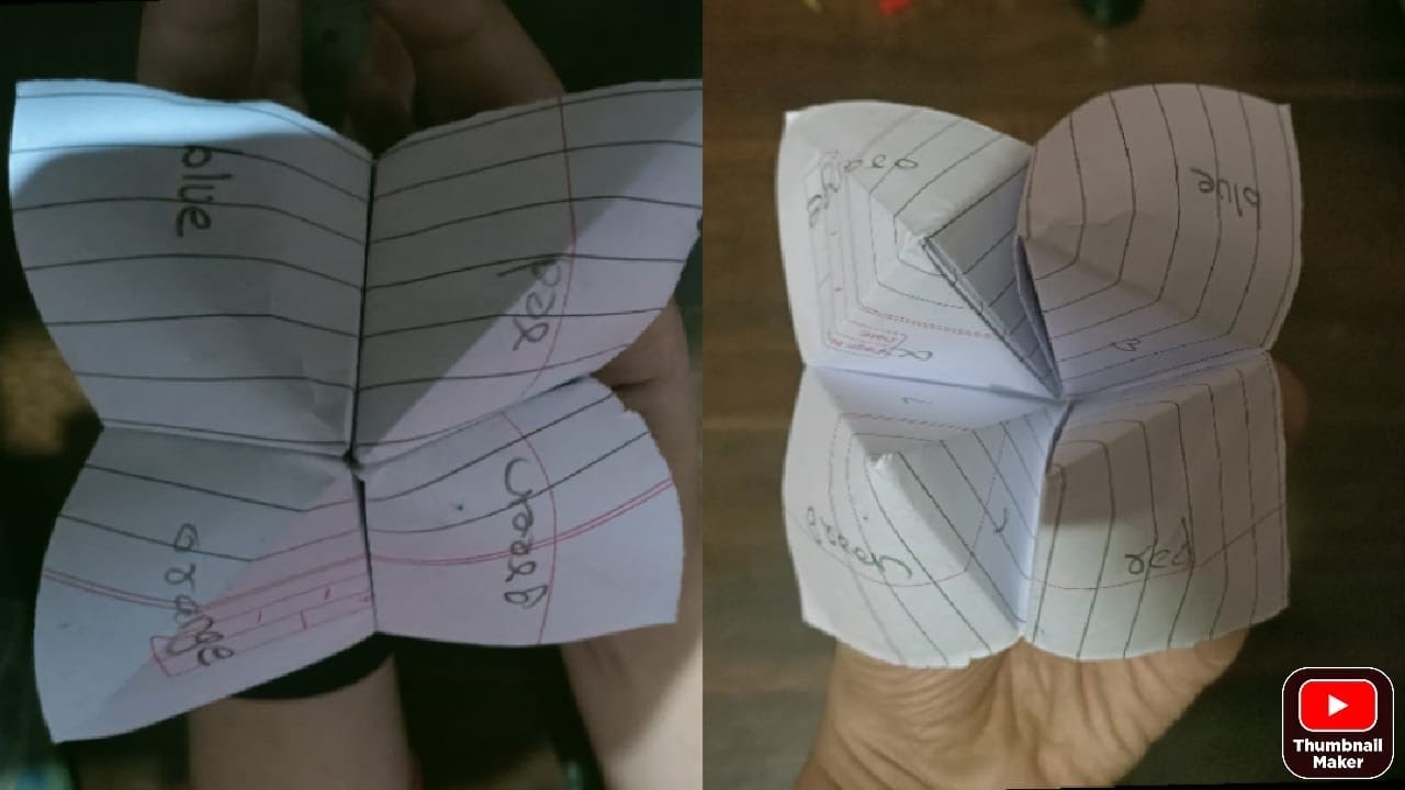 how to make paper tip top. - YouTube