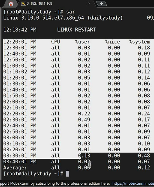 How to see system activity report (SAR) | DailyStudyLinux #learnlinux #linuxinterviewquestions ...