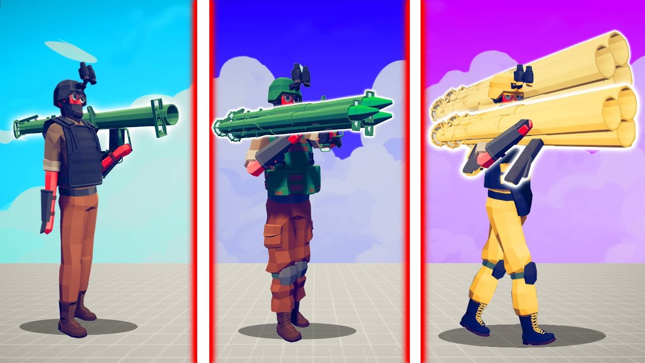 EVOLUTION OF SUPER ROCKET LAUNCHER | TABS - Totally Accurate Battle ...