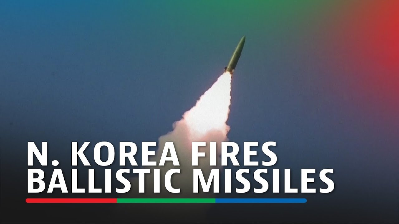 N. Korea fires salvo of short-range ballistic missiles ahead of US election | ABS-CBN News - YouTube