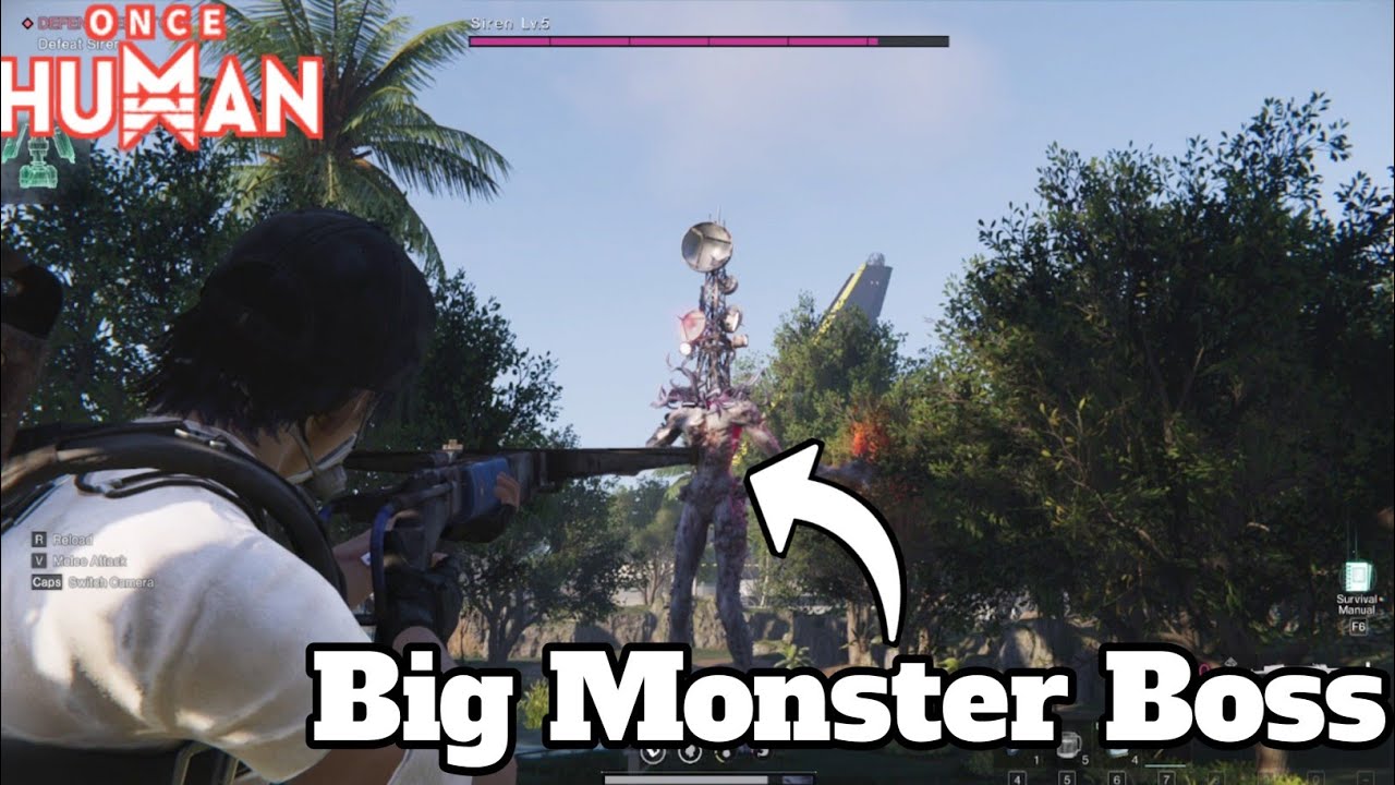 Once Human | Fight With Big Monster in Once Human Game | Once Human ...