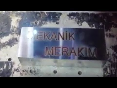 Metal Üzerine Lazer Yazim İşlemi  |  Laser Writing Process on Metal