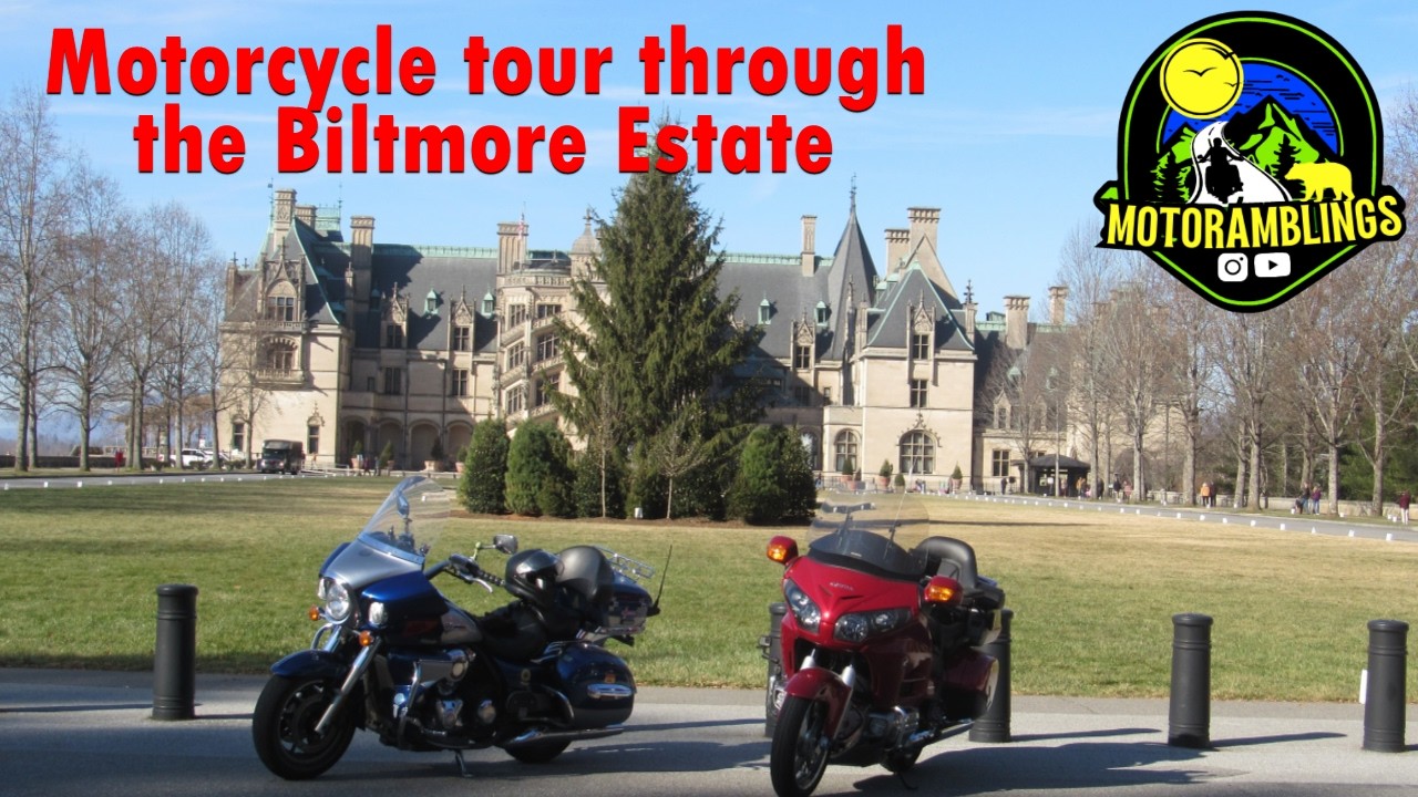 The Biltmore Estate A ride through on a Goldwing & Voyager - YouTube