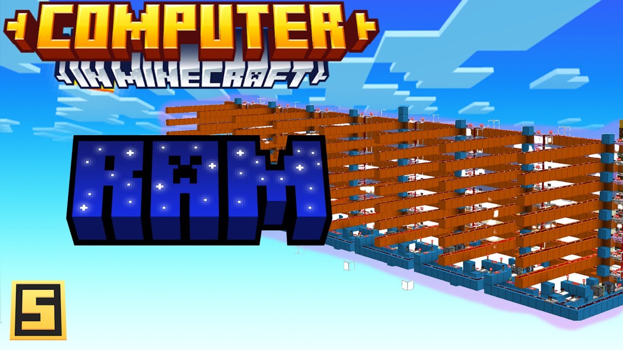 Episode 5 of Making a Computer in Minecraft - RAM - YouTube