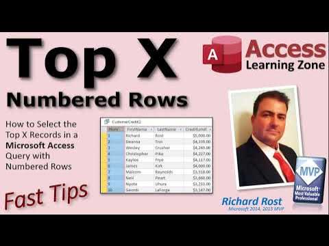 Select the Top X Records (Top 10, Top 20%, etc.) in a Microsoft Access ...