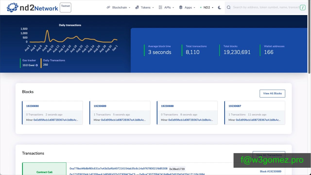 EVM Block Explorer Implementation - YouTube