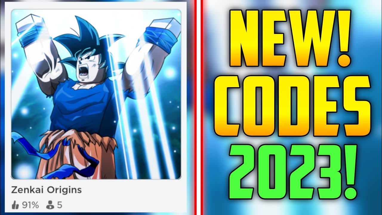 FUTURE CODES!! | *NEW*ROBLOX ZENKAI ORIGINS CODES 2023! - YouTube