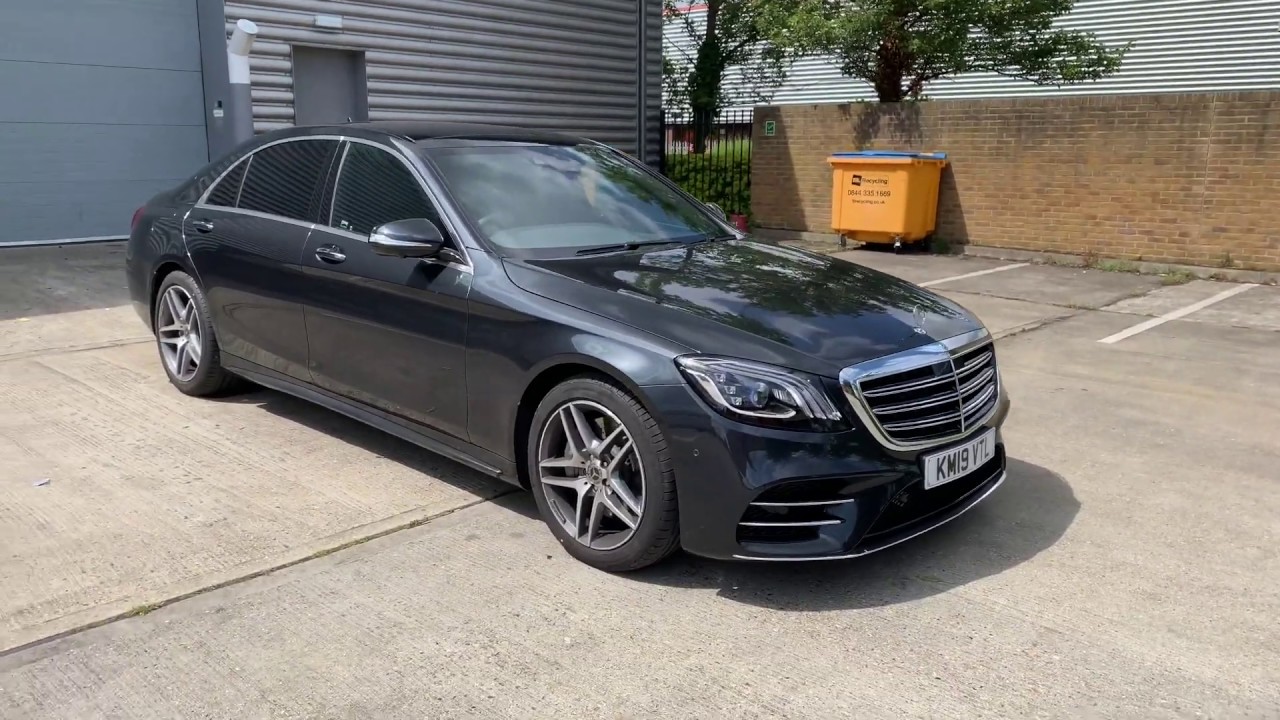 Mercedes S400d Review *2019 Facelift* - YouTube
