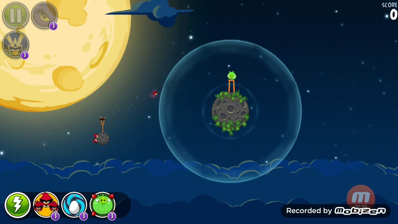 Angry birds space pig pang level 1-10 - YouTube