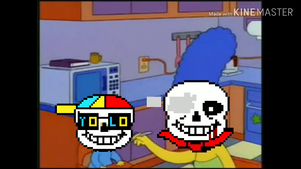 Error tratando de destruir haventale (parodia Simpson)//Undertale - YouTube