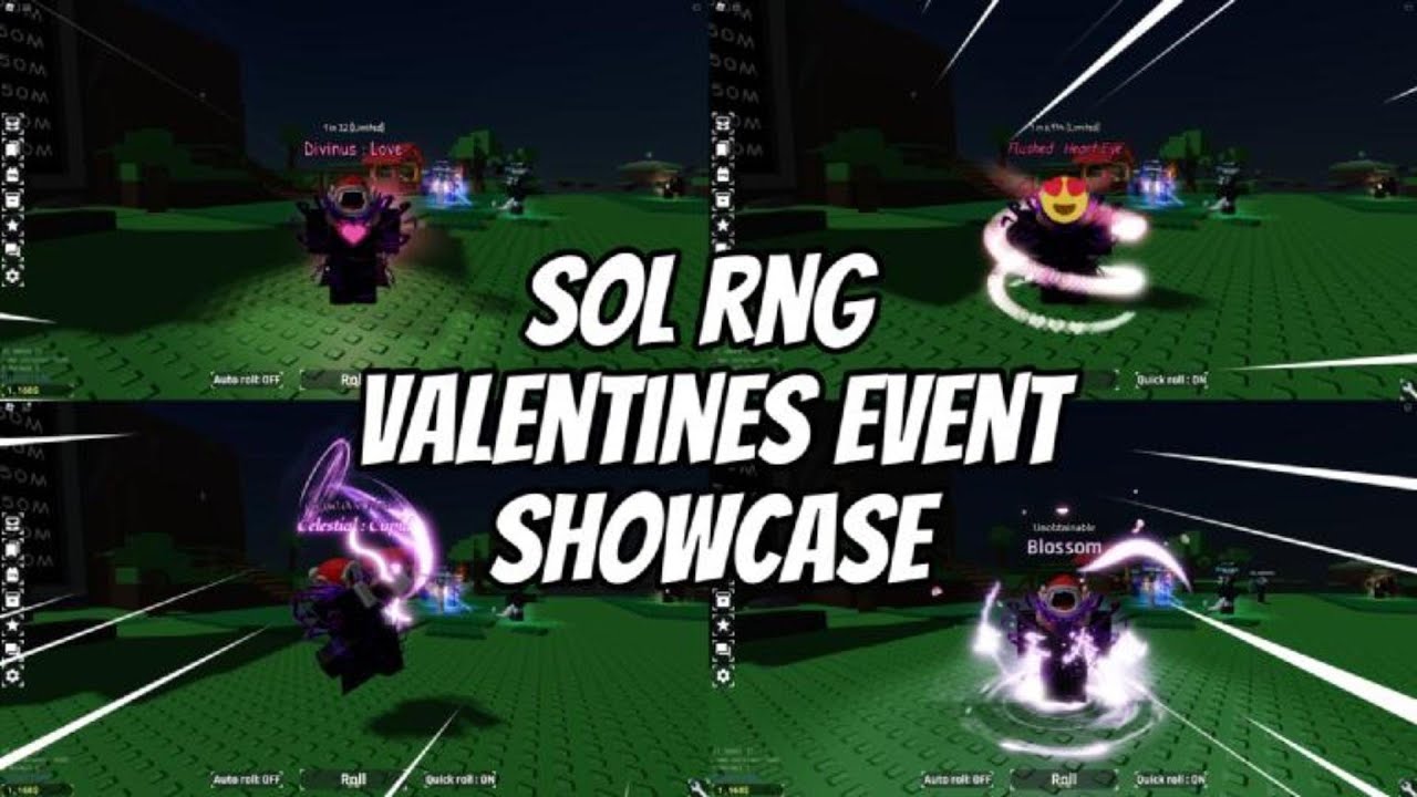 sol rng valentines event showcase - YouTube
