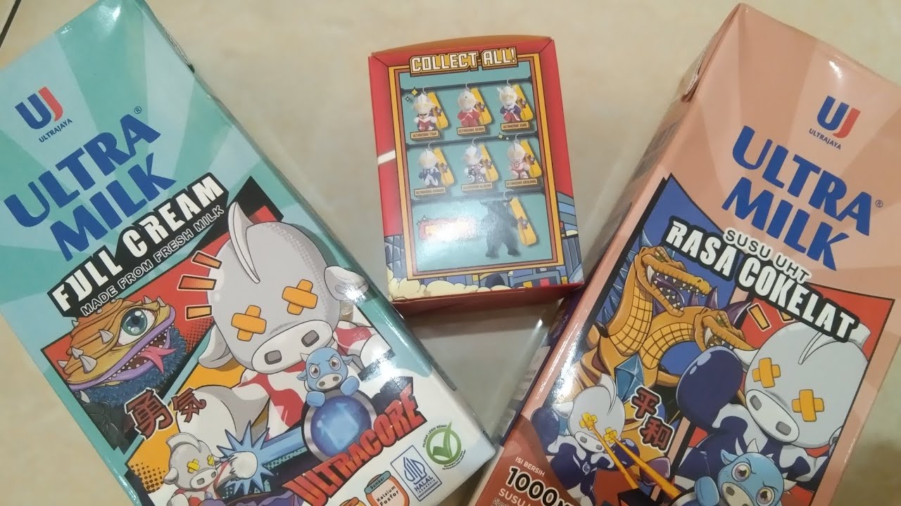Review box mystery Ultraman ultra milk😀 - YouTube