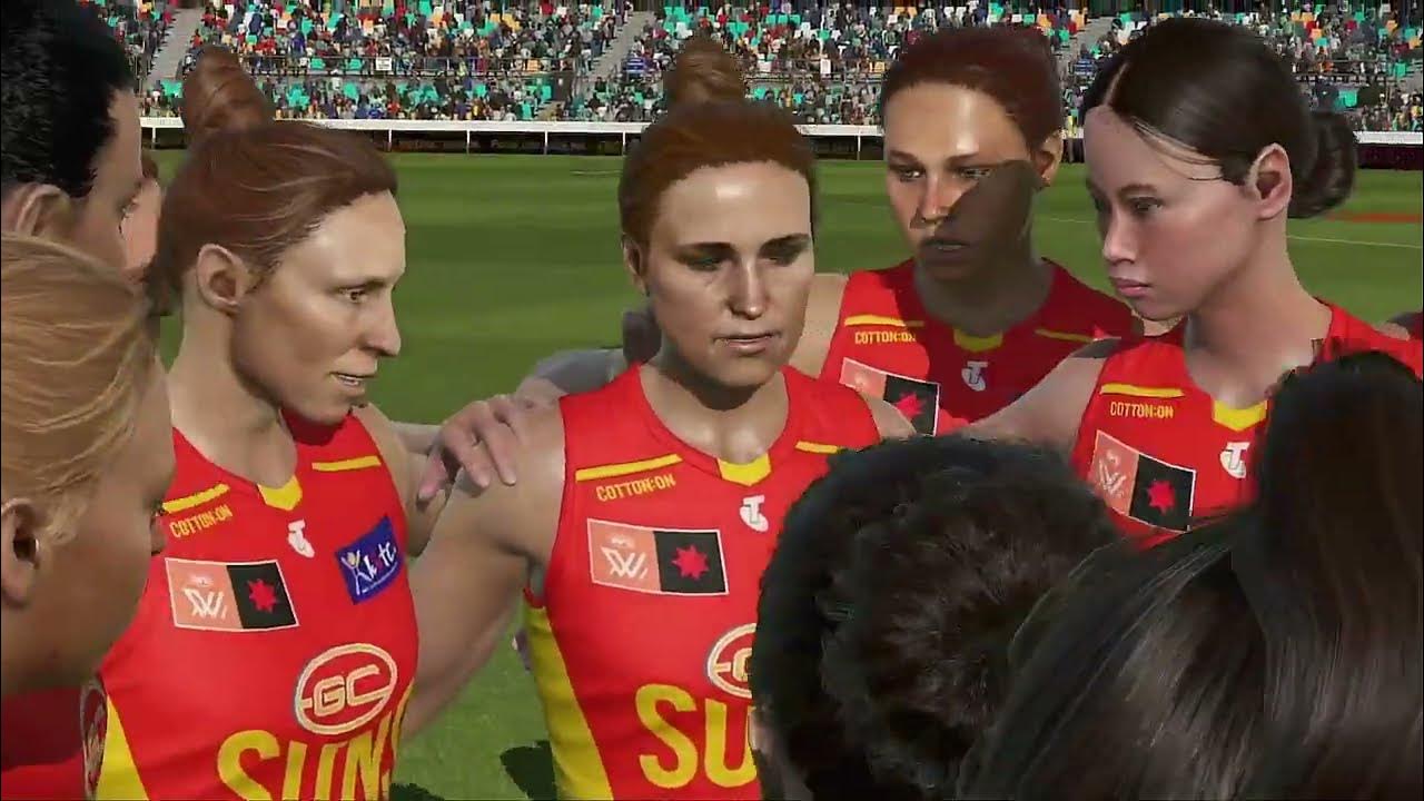 AFLW 2024 Premiership Week 3 GWS Giants VS Gold Coast Suns - YouTube