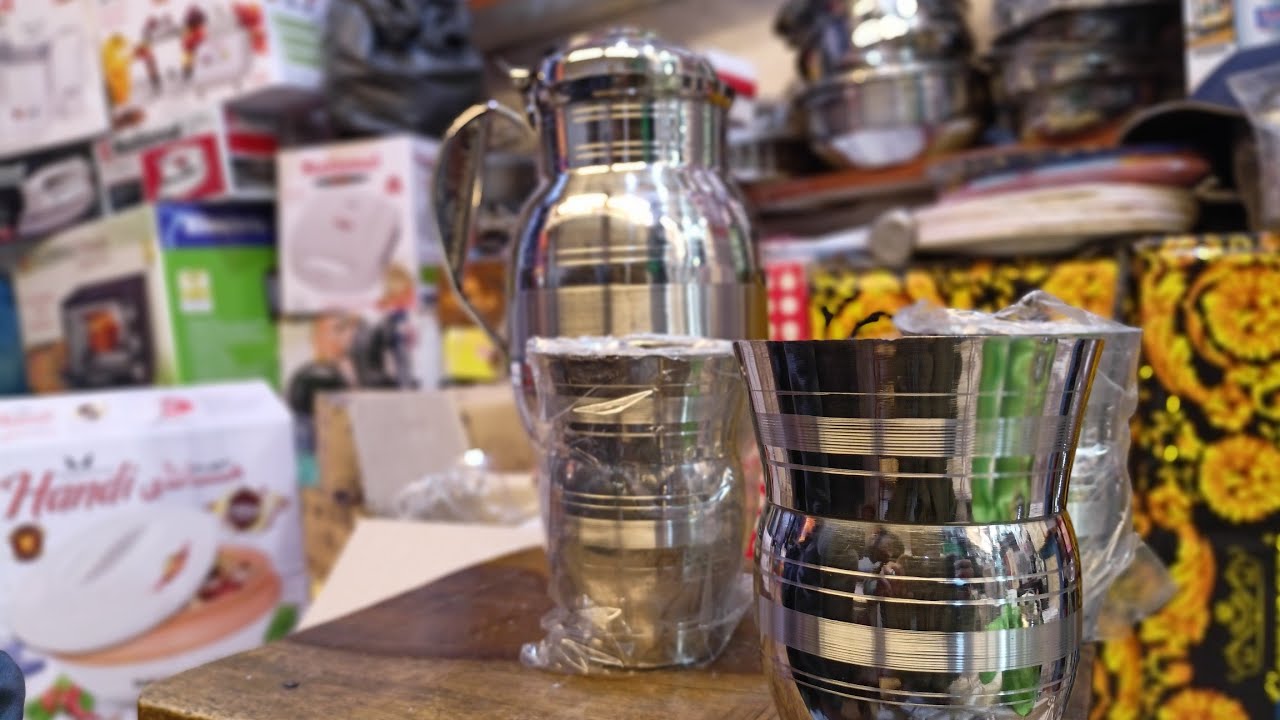 Stainless steel water set | complete unboxing| delivery available| by ...