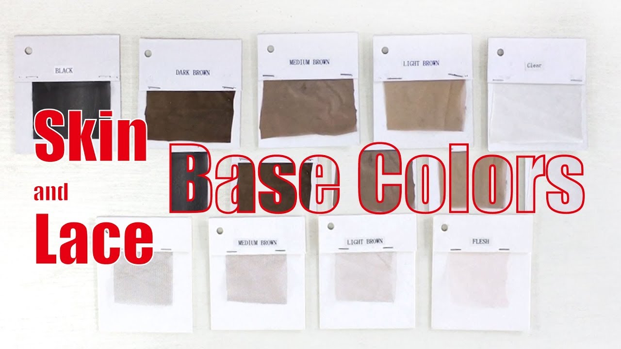 Base Colors of Skin Hair Systems and Lace Hair Systems | Lordhair - YouTube