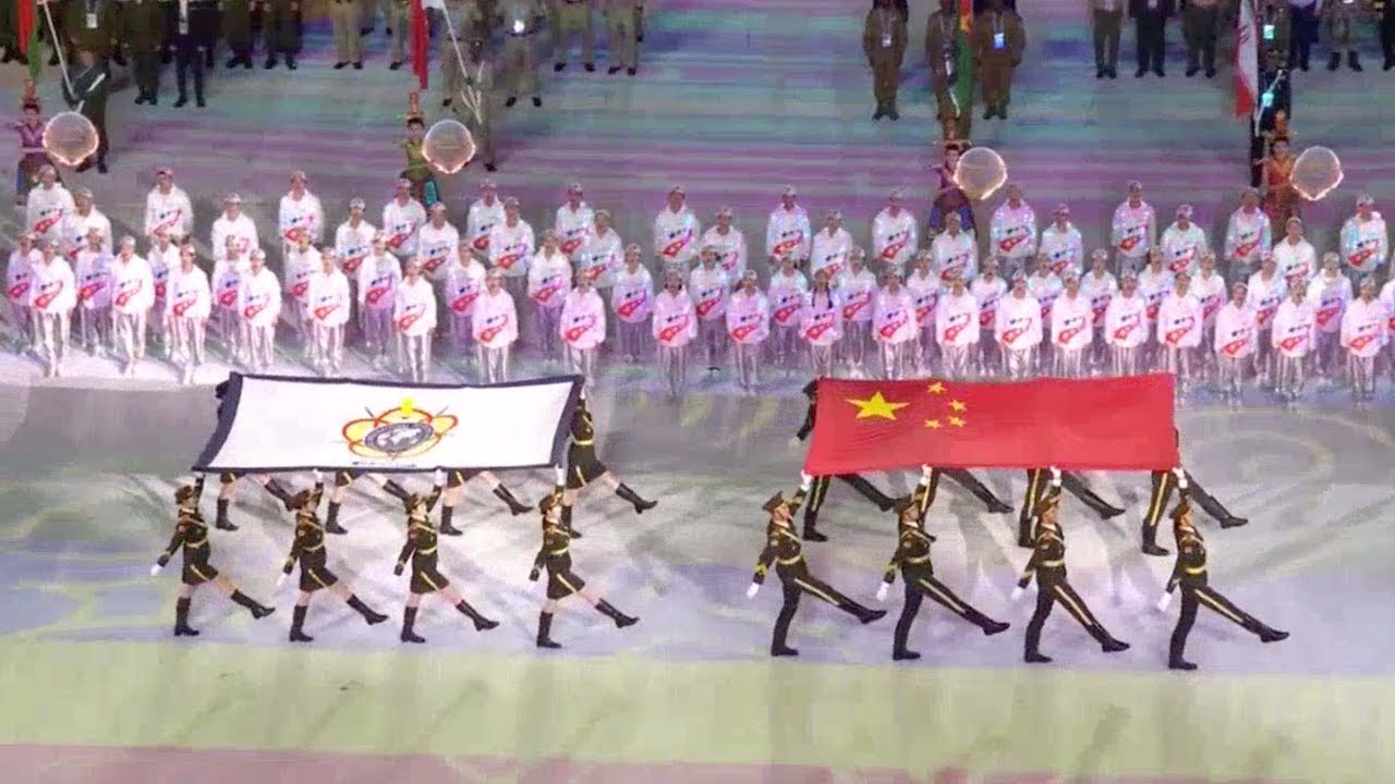 Opening ceremony of 7th Military World Games held in Wuhan - YouTube
