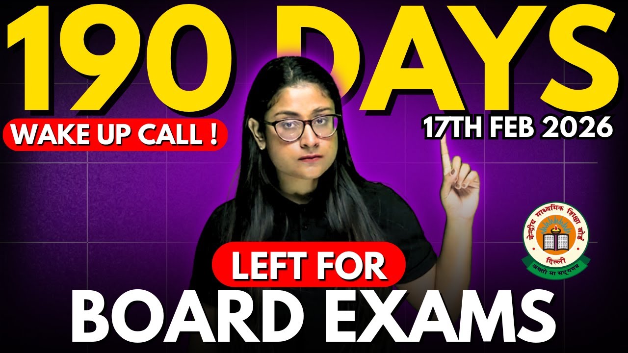 🔥 190 Days Left! 🔥 CBSE 10 & 12 | Fast Track Study Plan 💯 Score 95%+ in Boards 2026 | Nikita ...