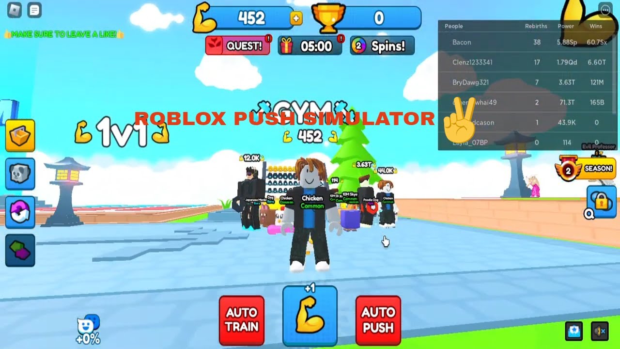 How To Beat The Push Simulator Challenge On Roblox | roblox push ...
