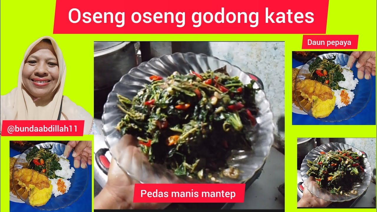 Menu sederhana oseng oseng godong kates (daun pepaya)ala ...