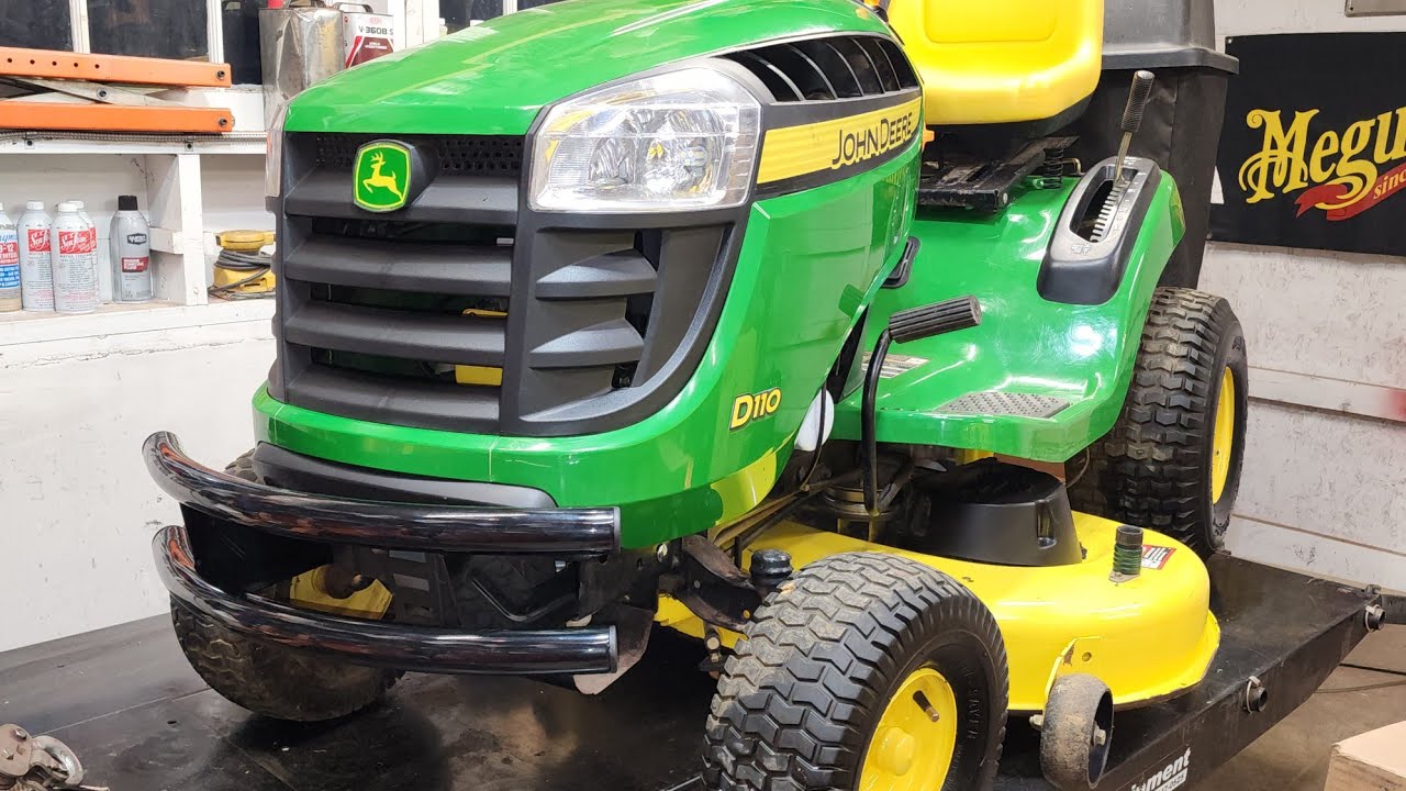 Time to customize my John Deere D110 lawn tractor! - YouTube