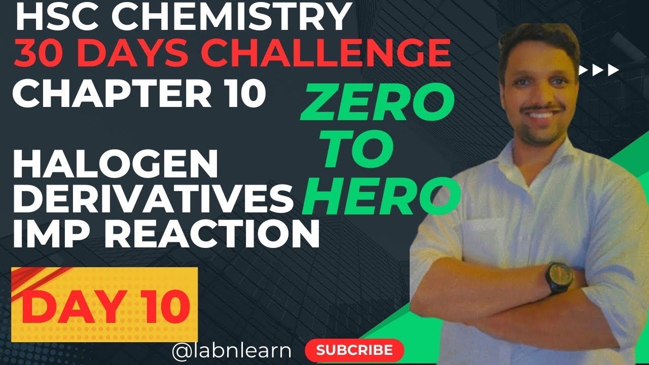 💥| IMP Reactions |💥 Chapter 10 | Halogen Derivatives | @lab-n-learn ...