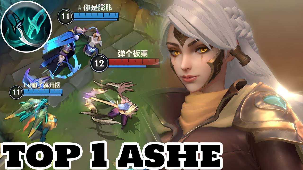 Wild Rift Ashe - Top 1 Ashe Gameplay Rank Grandmaster - YouTube
