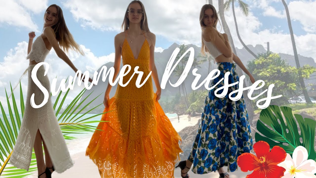 Fun Summer Dresses☀️(My own Style) - YouTube
