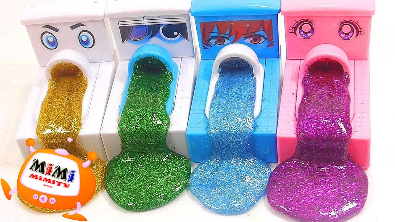 Slime Arcoiris con Inodoro Japones | Plastilina Play Doh | Cocinitas de ...