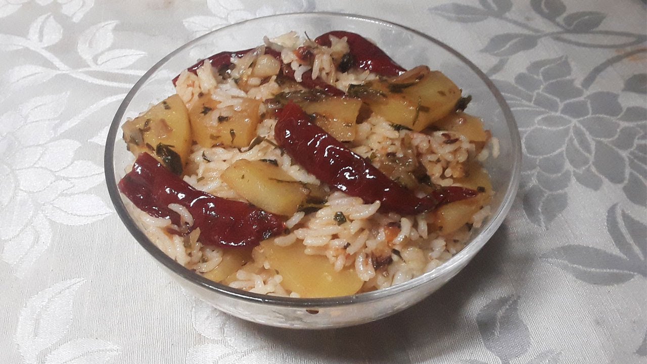 Potato Fenugreek Leaf Rice Bowl/ Dinner Recipes /Potato Recipes/Pilaf ...