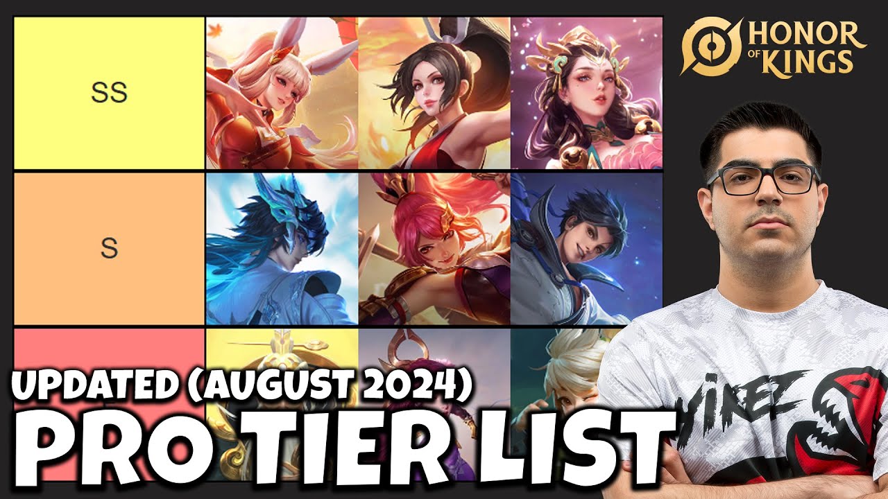 Honor of Kings Tier List *UPDATED* (August 2024) - YouTube