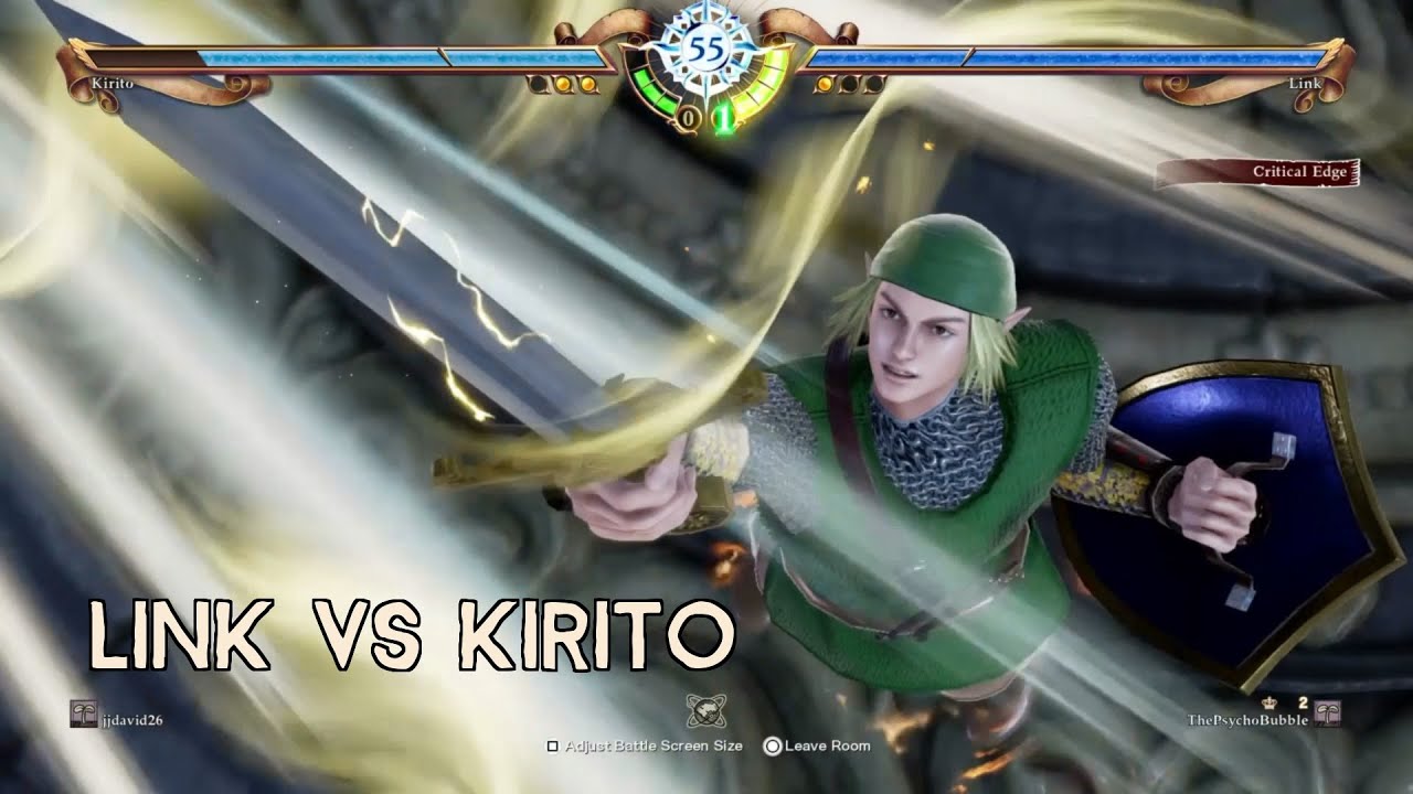 Soul Calibur VI - Famous Encounter - Link VS Kirito - YouTube