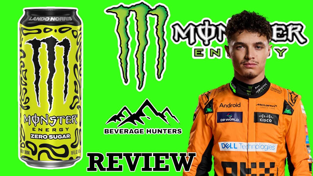 Lando Norris Monster Energy Drink new flavor! - YouTube