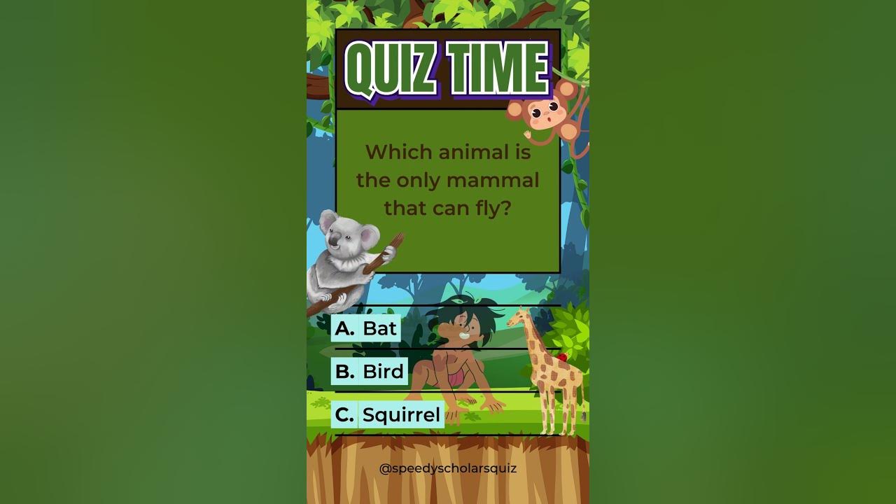 ANIMAL KINGDOM QUIZ | PART 2 | ANIMAL FACTS | SCIENCE QUIZ #reels #quiz ...