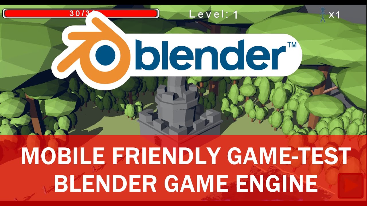 Blender Game Engine - Defence Game (Proof of Concept) - YouTube