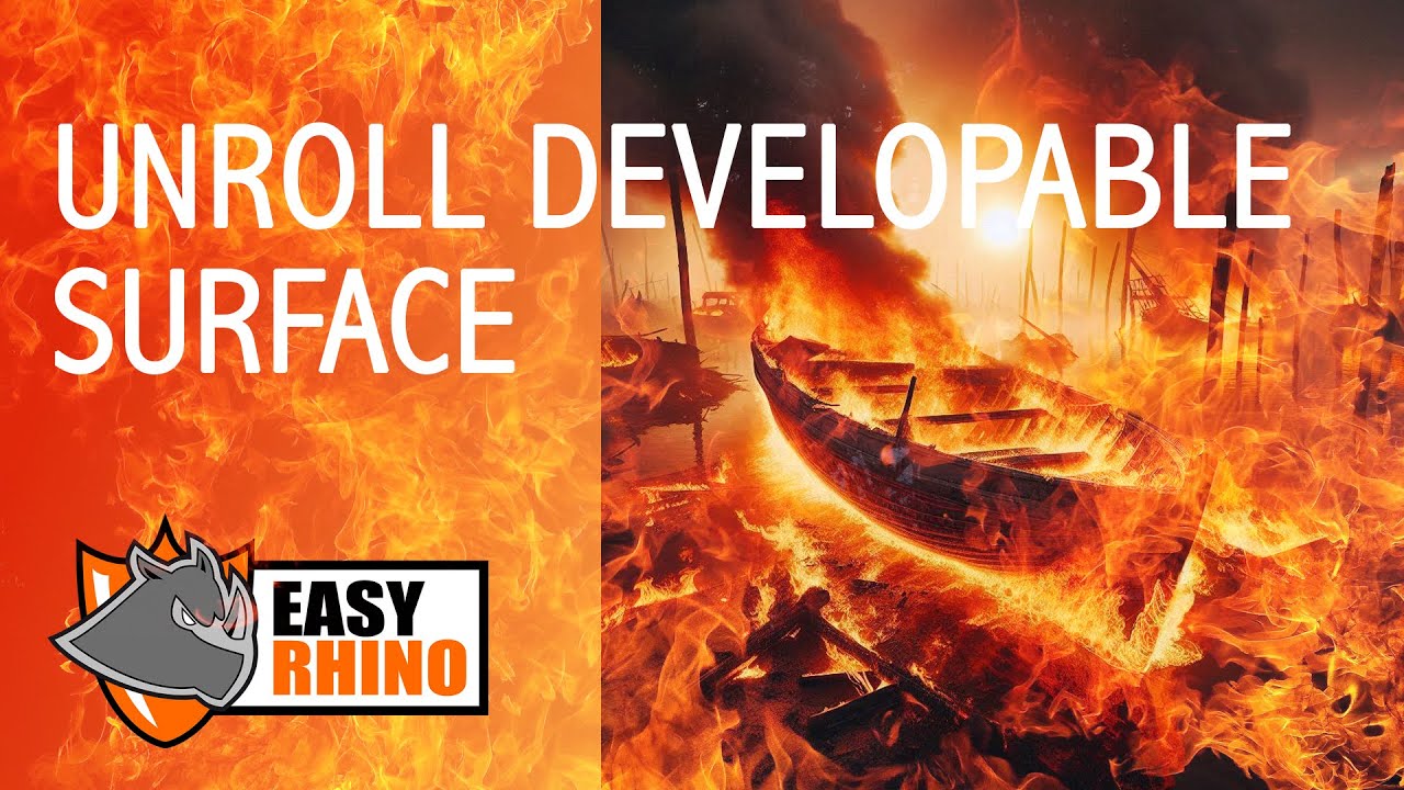 SUPERFICIE SVILUPPABILE - UNROLL DEVELOPABLE SURFACE - YouTube