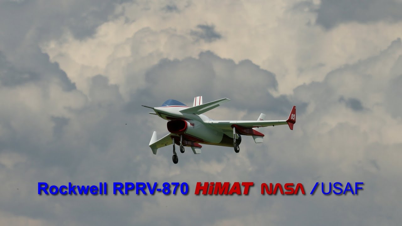 "top secret" smoke-on Rockwell RPRV-870 HiMAT Erich Liechti - YouTube
