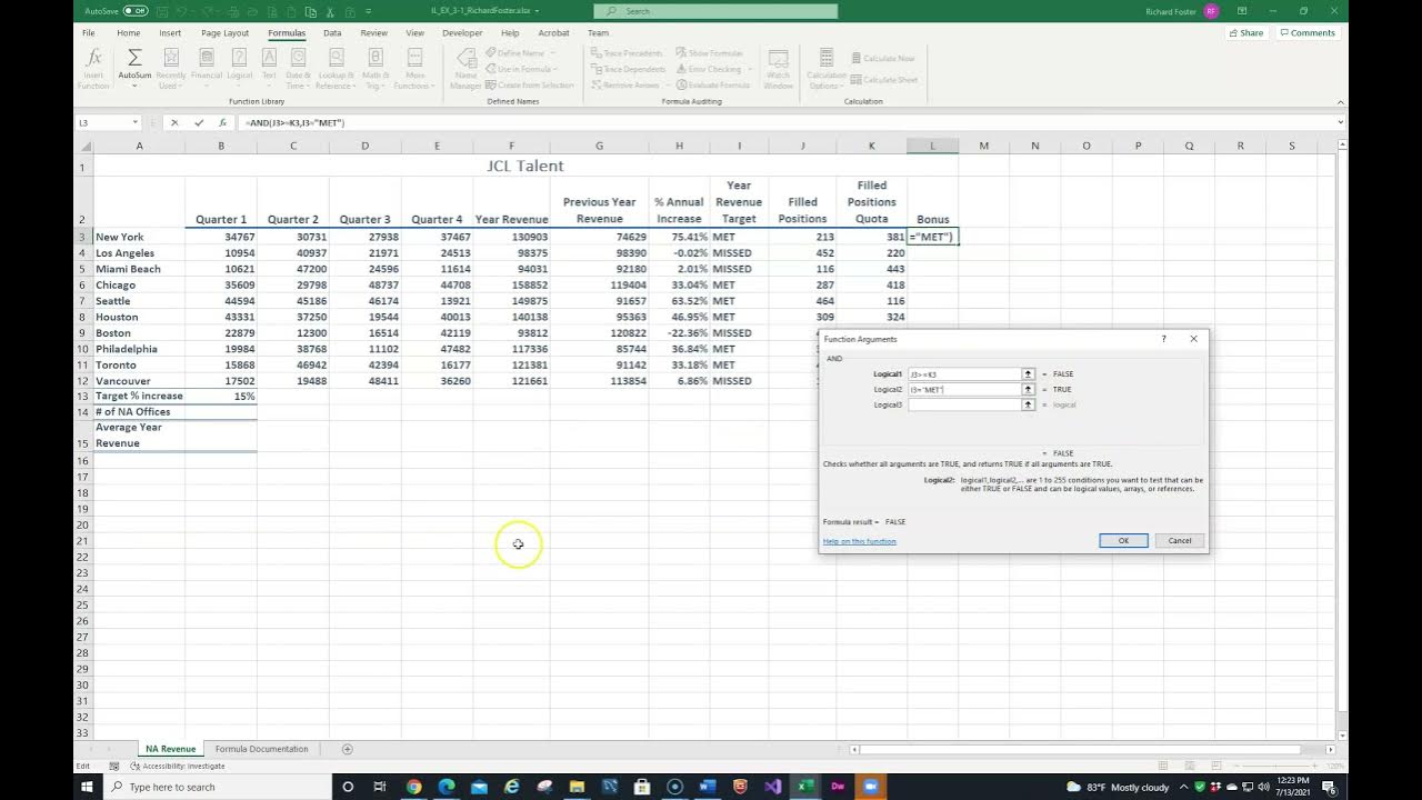 CGS 1060 1544 Cengage Excel Mod 03 Textbook Project Part1 - YouTube
