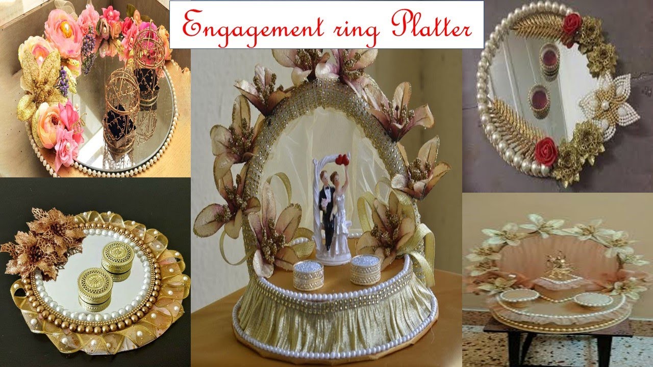 Engagment ring tray decoration ideas/homemade ideas/engagment ring ...