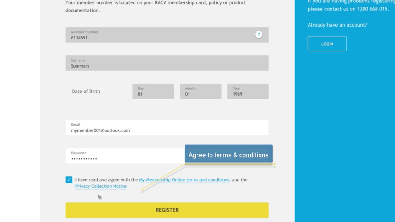 How to register for RACV My Membership Online - YouTube