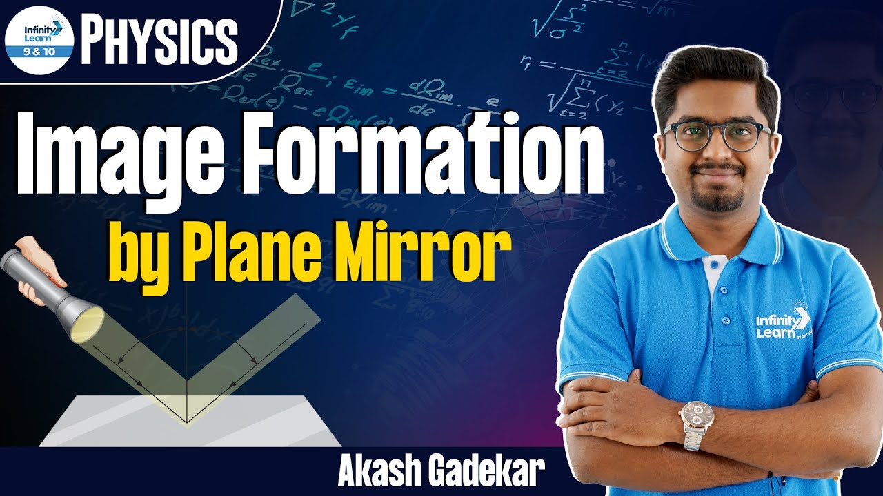 Image Formation By Plane Mirror || #ShortLecture || Physics | Akash ...