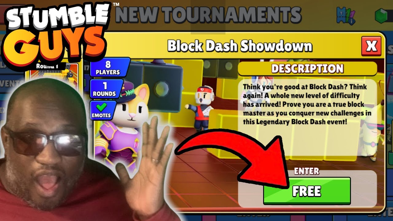 *INSANE* BLOCK DASH SHOWDOWN TOURNAMENT STUMBLE GUYS 0.69 - YouTube