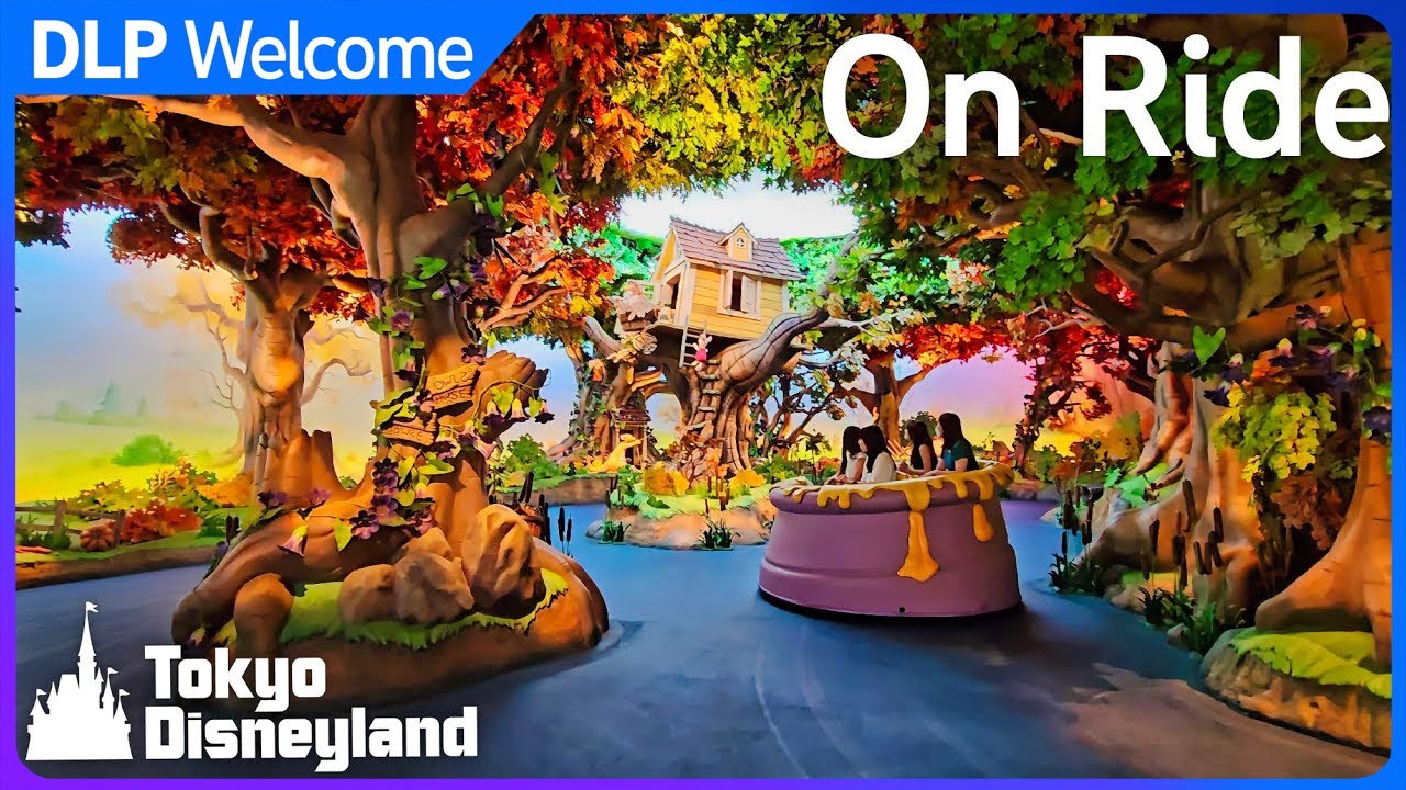 [POV-On Ride] Pooh's Hunny Hunt - Trackless Ride - Tokyo Disneyland ...
