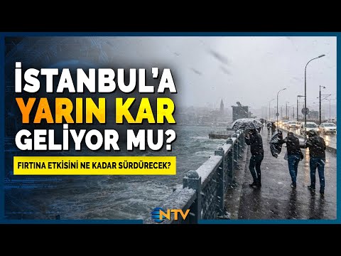 İstanbul'da Kar Yağacak Mı? İşte Kar Görecek İlçeler❄️ | NTV